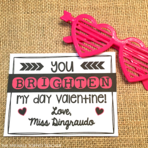 Valentine's Day Gift Tags for Students