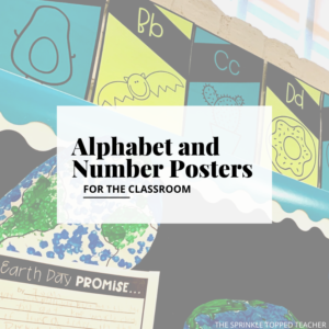 Alphabet and Number Classroom Posters