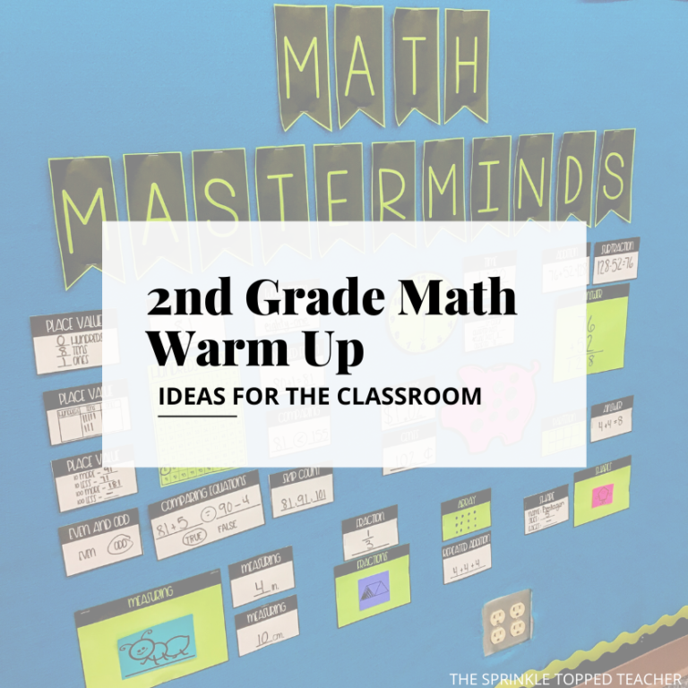 2nd Grade Math Warm Up