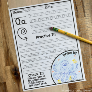 No-Prep Alphabet Handwriting Worksheets to make Handwriting Practice a ...